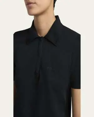 Moncler Short-sleeve Polo Shirt