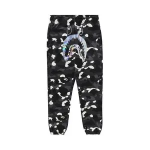 A BATHING APE City Camo Shark Sweat Pants - Black