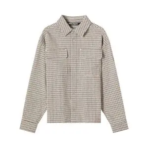 Palm Angels Check Back Logo Overshirt