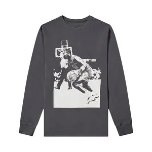 JORDAN X Union J Long-sleeve T-shirt 'off Noir - Black