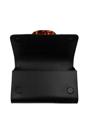 Perrin L'eiffel Clutch - Black/tortoise