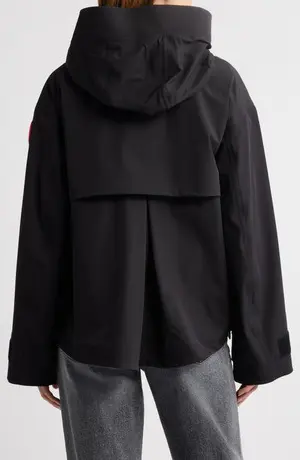 Canada Goose Tofino Hooded Rain Jacket - Black