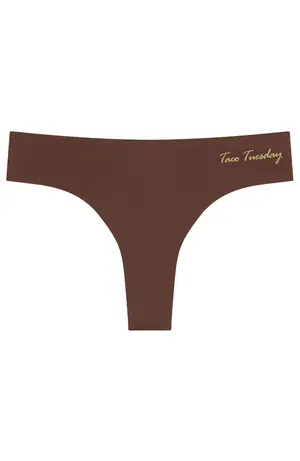Uwila Warrior Days Of The Week Vip Thong - Chocolate