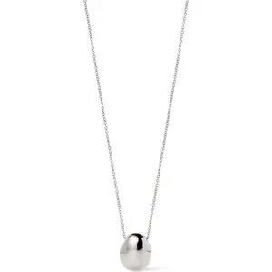 ANA LUISA Pebble Mini Pendant Necklace - Silver
