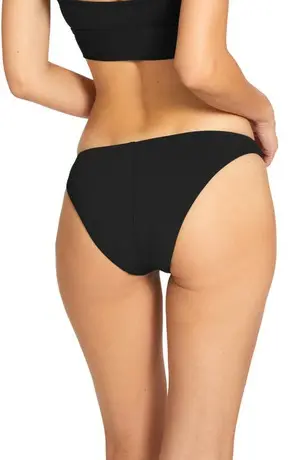 Robin Piccone Ava Bikini Bottom - Black