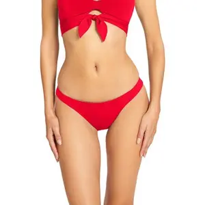 Robin Piccone Ava Bikini Bottom - Fiery Red