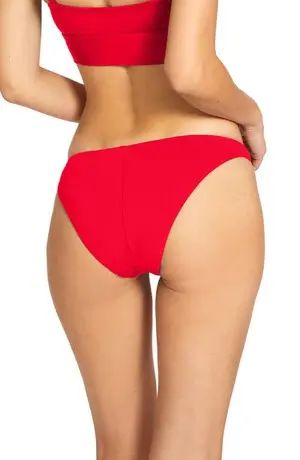 Robin Piccone Ava Bikini Bottom - Fiery Red