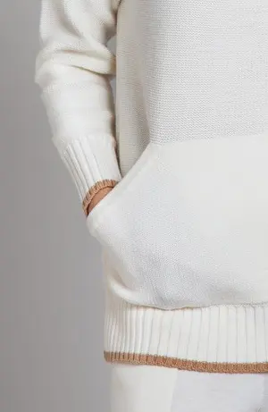 OYUN Merino Cozy Tunic Sweatshirt - Vanilla