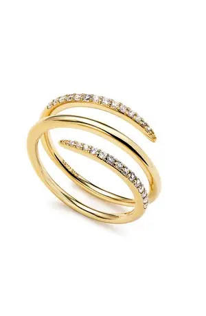 ANA LUISA Oren Triple Claw Ring - Gold