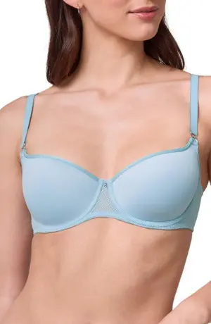 MONTELLE INTIMATES Underwire Spacer Balconette Bra - Dewdrop