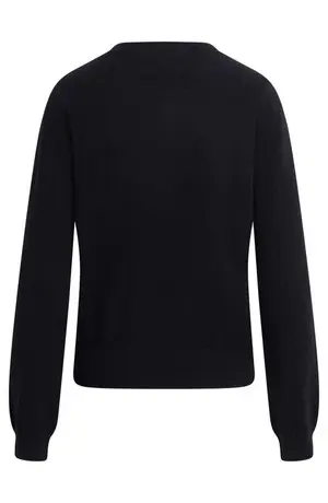 FAVORITE DAUGHTER Cashmere Crewneck Sweater - Black