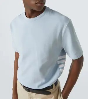 Thom Browne 4-bar Cotton Piqué Polo Shirt