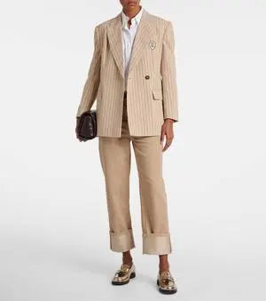 Brunello Cucinelli Mid-rise Straight Leg Jeans - Beige