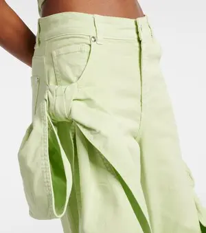 Blumarine Draped Straight Jeans