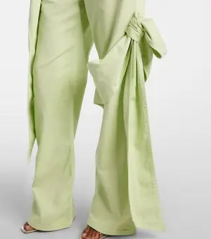 Blumarine Draped Straight Jeans