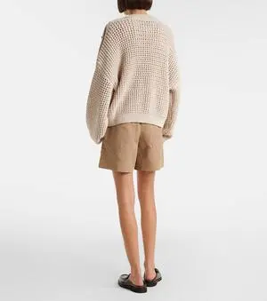 Brunello Cucinelli Cotton And Linen Bermuda Shorts