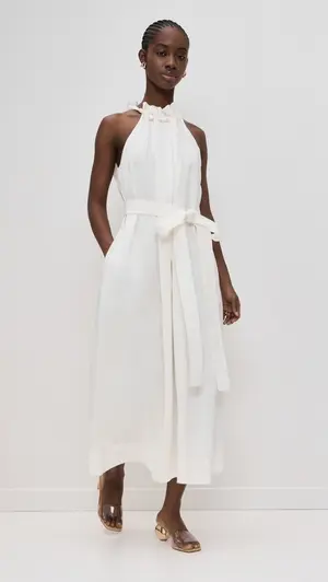 Aje Mariel Trapeze Midi Dress
