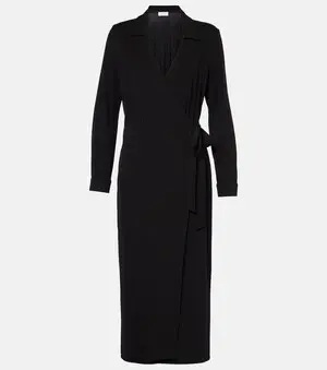 Velvet By Graham & Spencer Melat Wrap Dress - Black