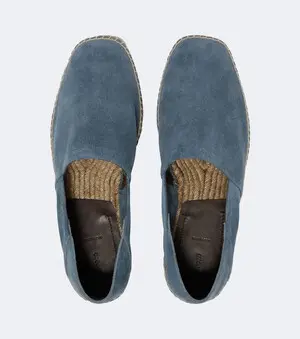 TOM FORD Barnes Suede Espadrilles - Blue