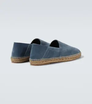 TOM FORD Barnes Suede Espadrilles - Blue