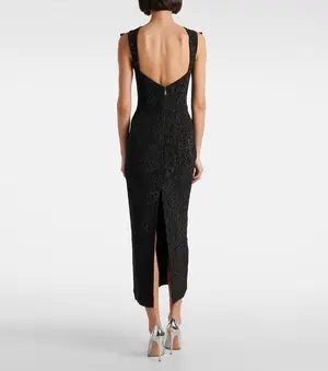 Maticevski Luminance Lamé Cocktail Dress