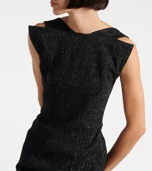 Maticevski Luminance Lamé Cocktail Dress