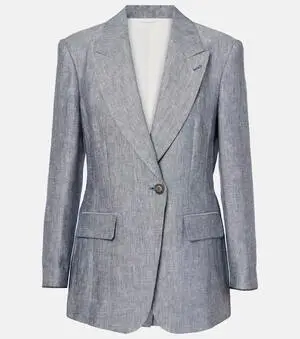Brunello Cucinelli Hemp And Linen Blazer