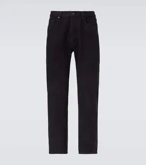 Saint Laurent Straight Leg Jeans - Black