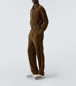 TOM FORD Cotton-blend Velvet Track Jacket