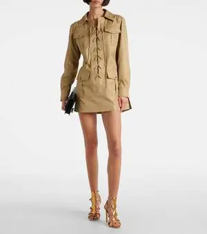 TOM FORD Paradis Snake-effect Leather Sandals