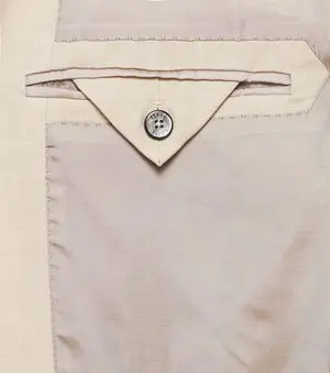 Zegna Trofeo Wool And Linen Suit - Beige