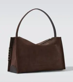 JW Anderson Loafer Large Suede Shoulder Bag