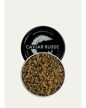 CAVIAR RUSSE Gold Osetra Caviar Tin, 4.4 Oz - Noclr