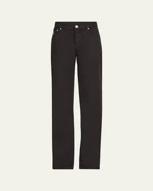 Brunello Cucinelli Brunello Cucinelli Slim Five-Pocket Pants - Black
