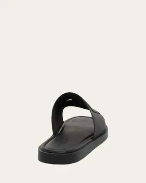 Dolce & Gabbana Rubber Slides - Black