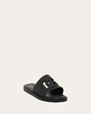 Dolce & Gabbana Rubber Slides - Black