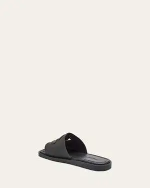 Dolce & Gabbana Rubber Slides - Black