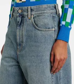 Loewe Anagram Barrel-leg Jeans