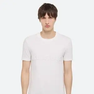 Helmut Lang Embossed Logo T-shirt - Optic White