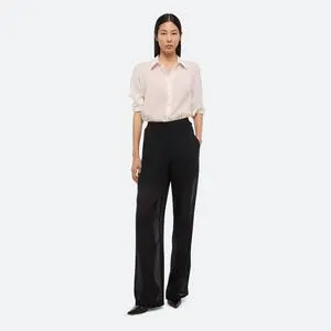 Helmut Lang Sheer Double-pleated Trousers