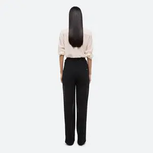 Helmut Lang Sheer Double-pleated Trousers