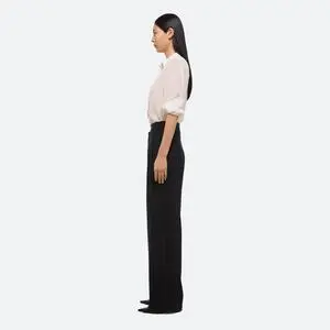 Helmut Lang Sheer Double-pleated Trousers