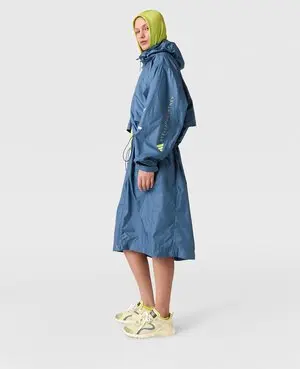Stella McCartney Truelife Long Parka Jacket - Deep Sea Blue