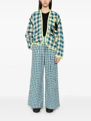 FORTE_FORTE Check-pattern Trousers