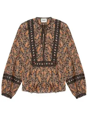 Marant Etoile Front Tie Blouses