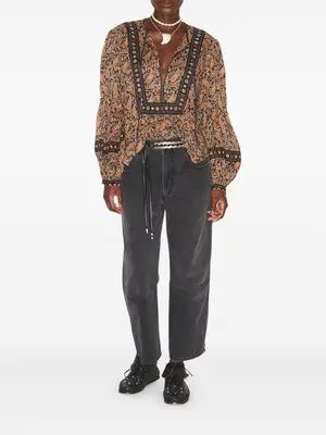 MARANT ETOILE Gayle Blouse - Brown