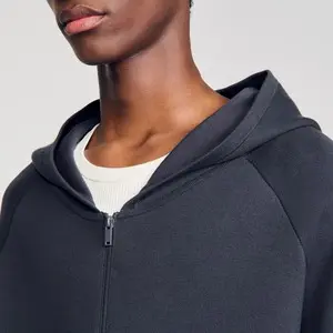 Sandro Milano Knit Hooded Cardigan