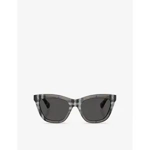 Burberry Be4435 Rectangle Sunglasses - Grey