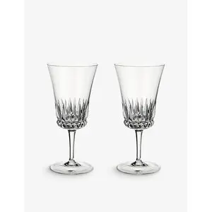 VILLEROY & BOCH Grand Royal Crystal-glass Water Goblets Set Of Two - One-color