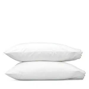 MATOUK Dakota Percale Standard Pillowcase, Set Of 2 - Champagne
